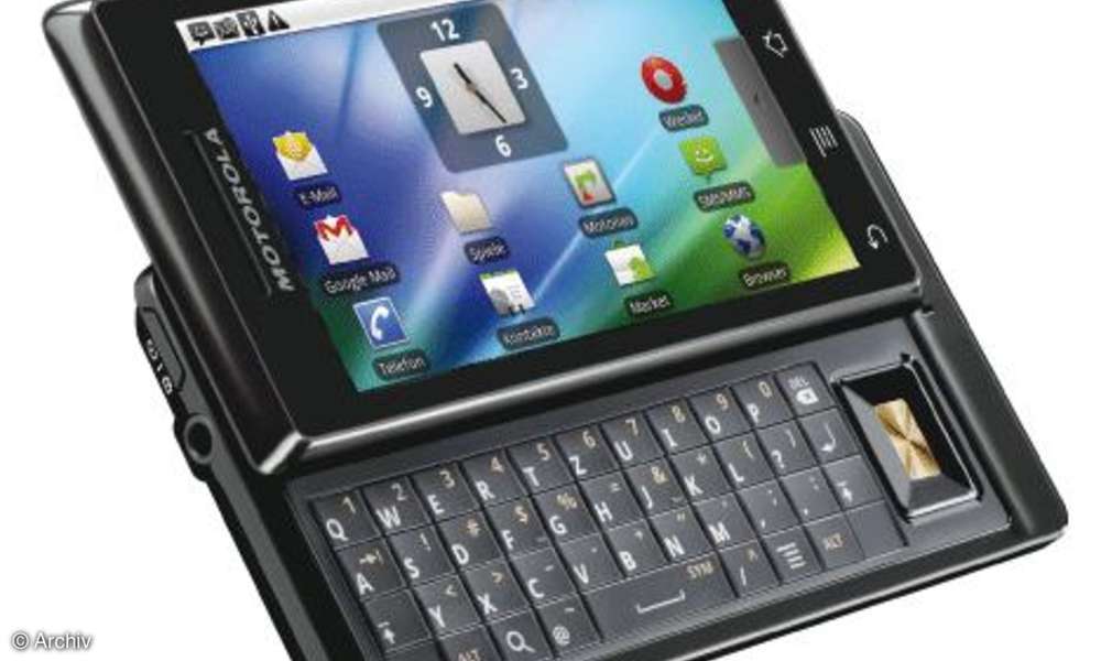 Motorola Milestone - connect