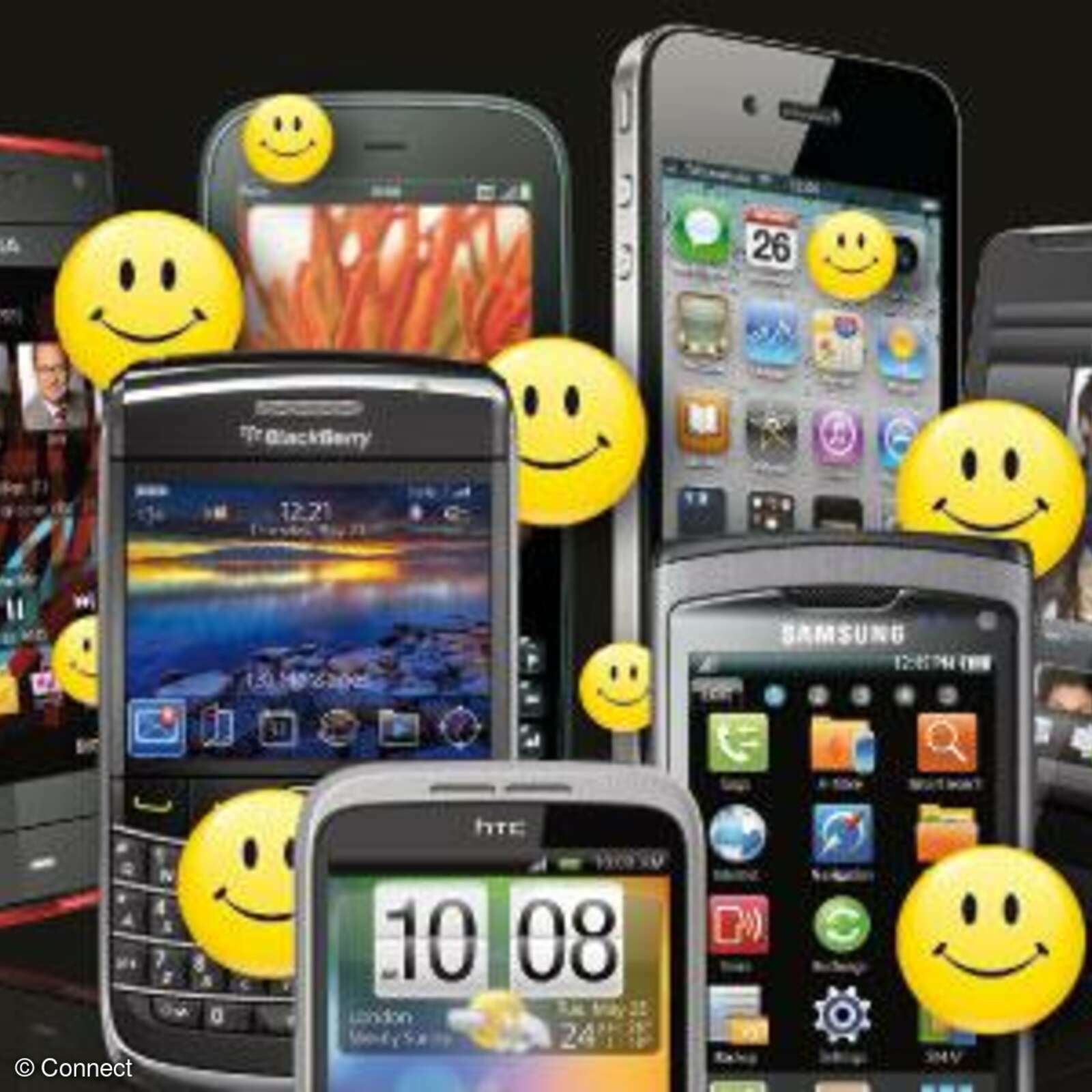 Smartphone-Betriebssysteme im Vergleich - connect