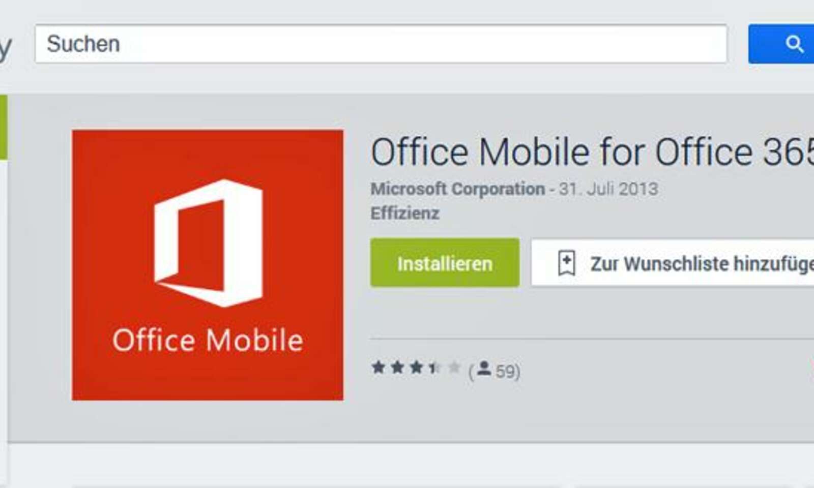 Microsoft Office für Android Tablets - connect