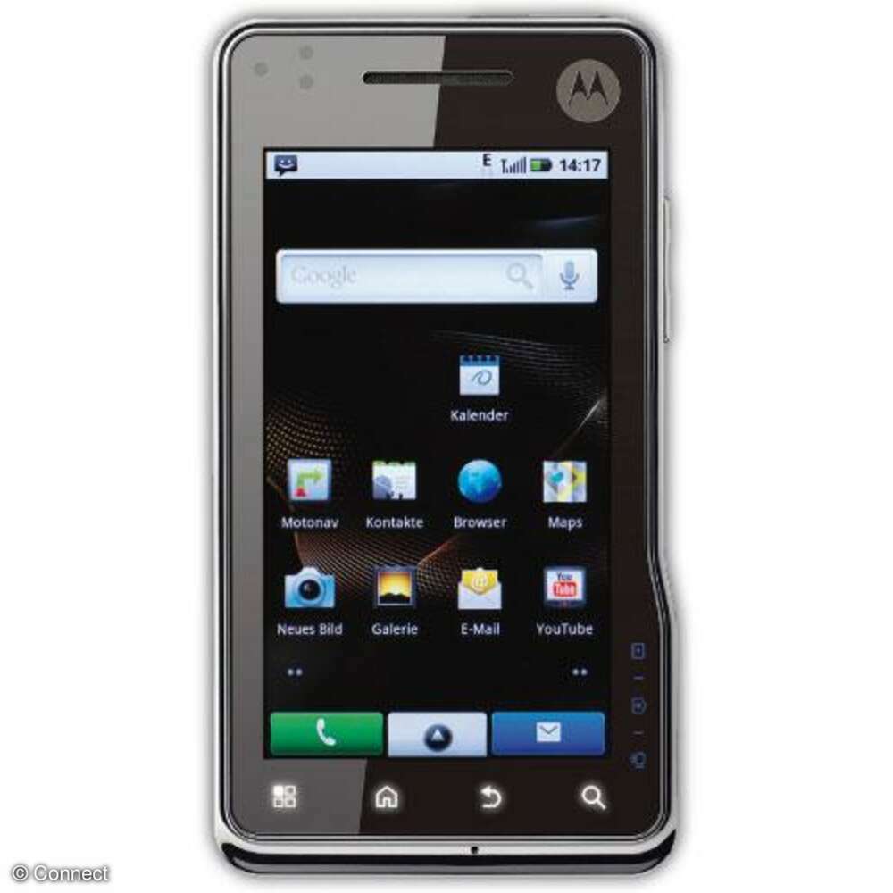 Motorola Milestone 2 - connect