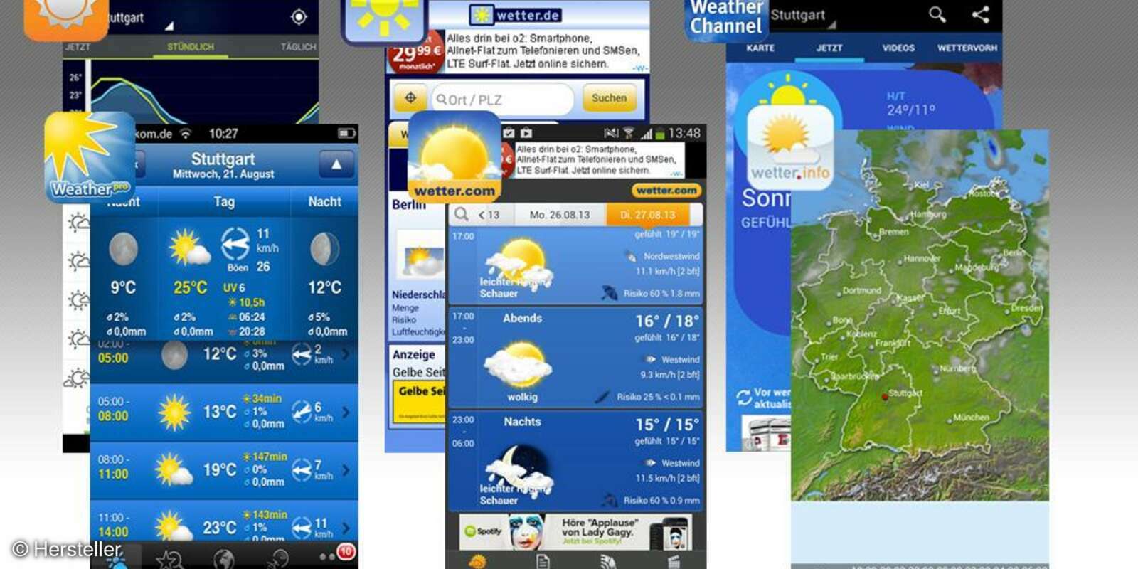Von Accu Weather bis Wetter.de: Sechs Wetter-Apps im Test - connect
