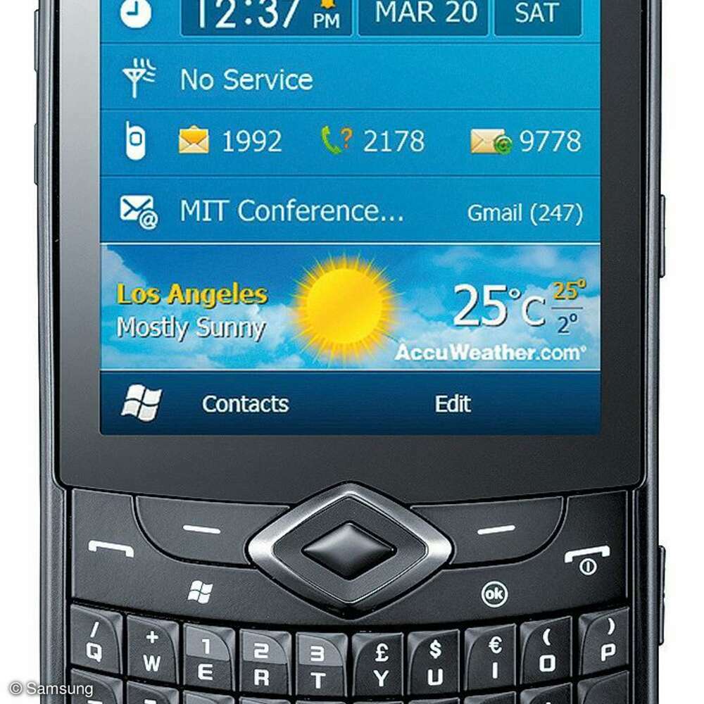 Samsung Omnia 7 - connect