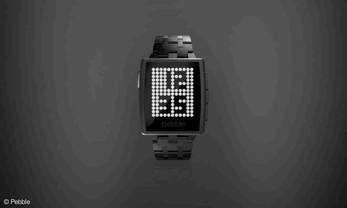 Pebble Steel Pebble Steel Smartwatch For IOS & Android Devices Black