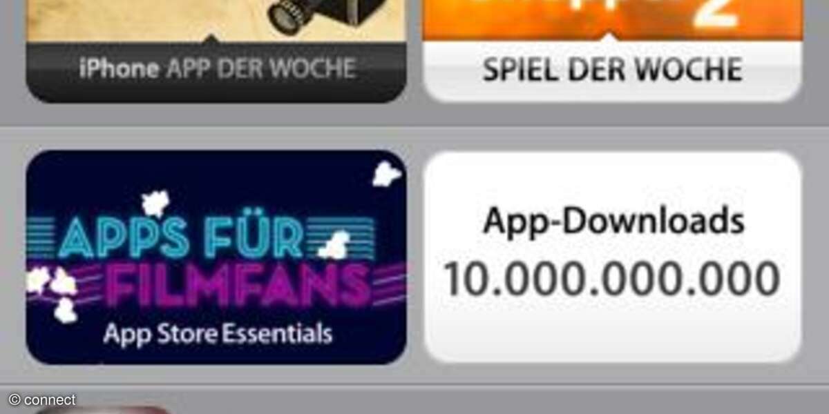 Applikation-Stores im Vergleich - connect