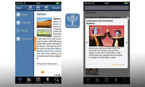Encyclopaedia Britannica App im Test - connect