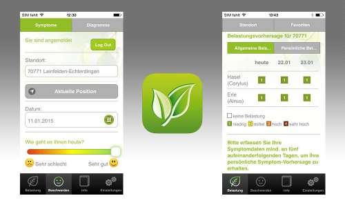 Pollen-App im Test - connect