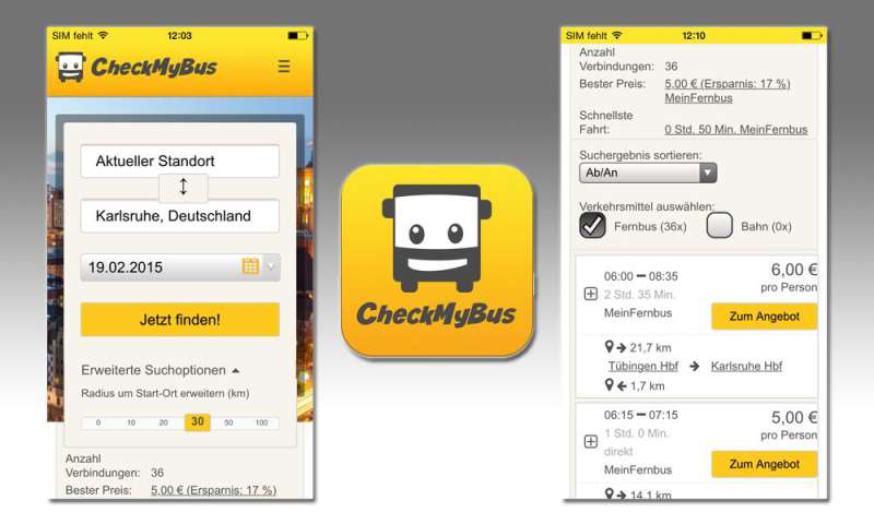 CheckMyBus App im Test - connect