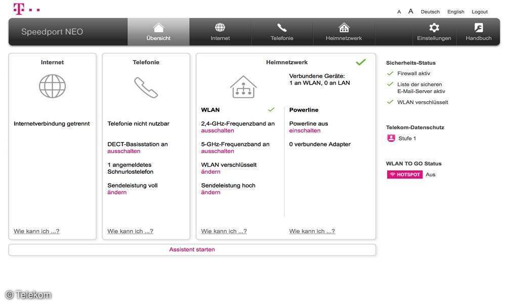 Telekom Speedport Neo im Test - connect