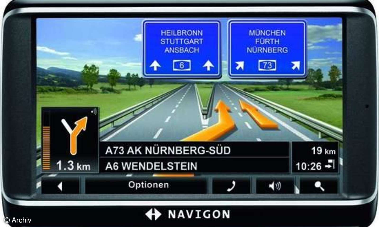 Navigon 70 Plus im Test - connect