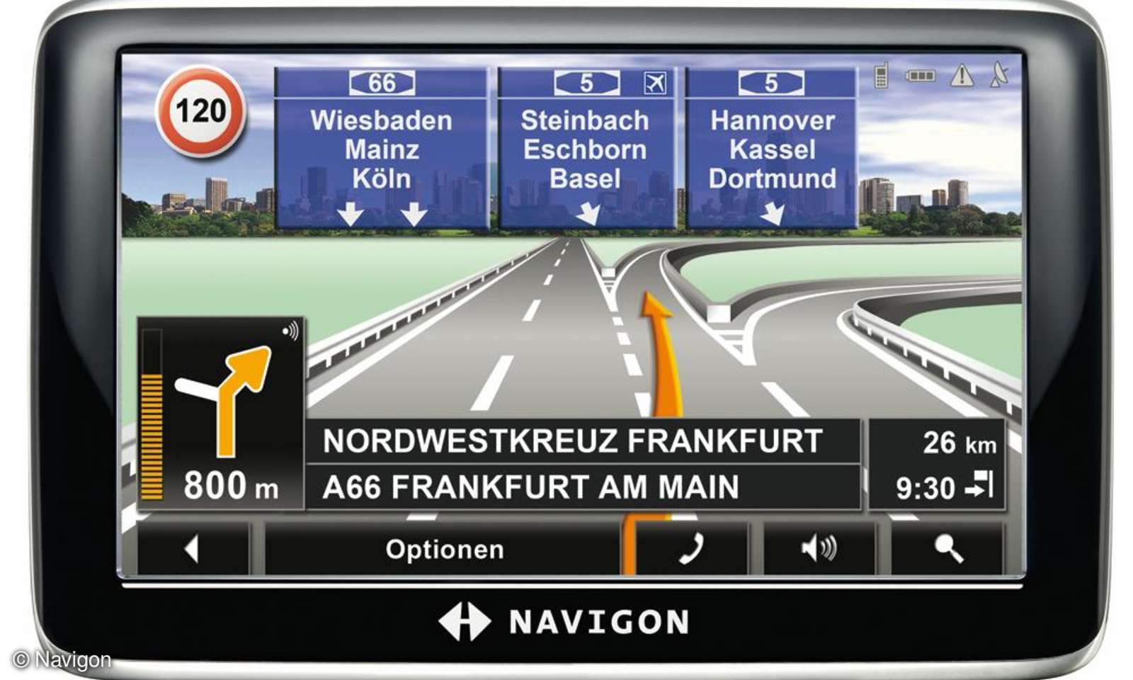 Navigon 6310 im Test - connect