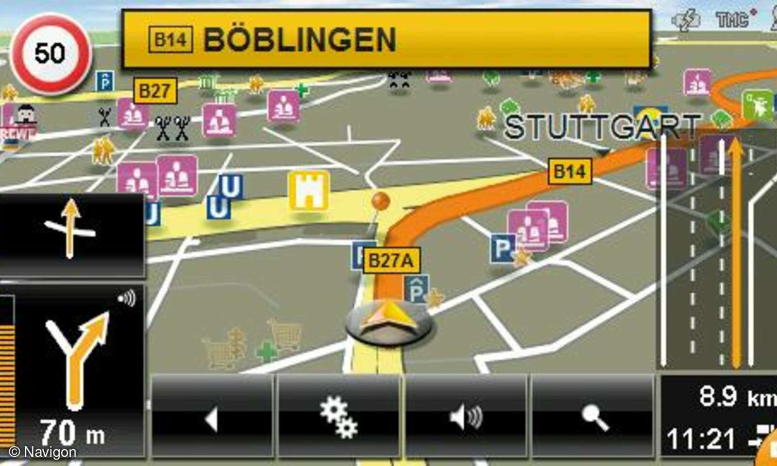 Navigon 70 Plus im Test - connect