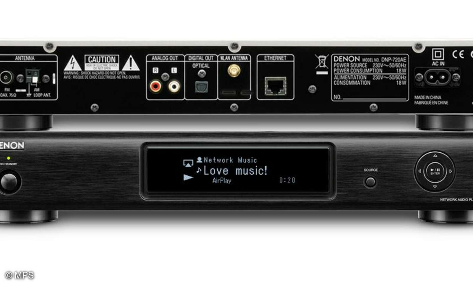 Denon DNP-720 AE - connect
