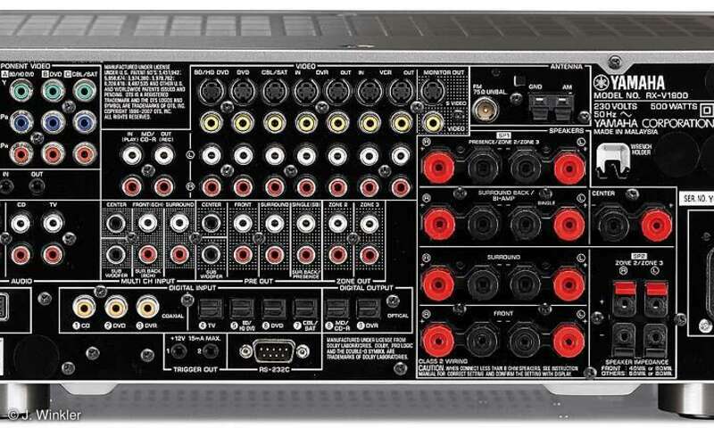 Yamaha RX-V 1900 - connect