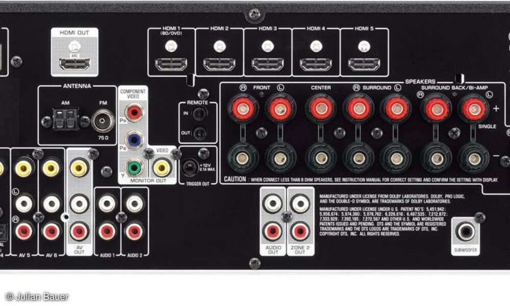 AV-Receiver Yamaha RX V 671 - connect