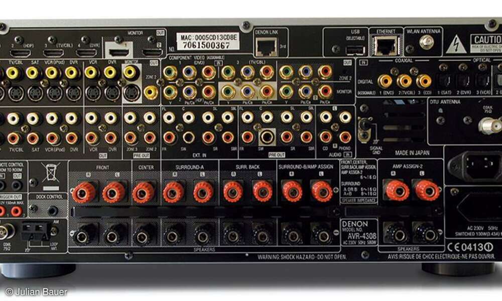 AV-Receiver Denon AVR 4308 - connect