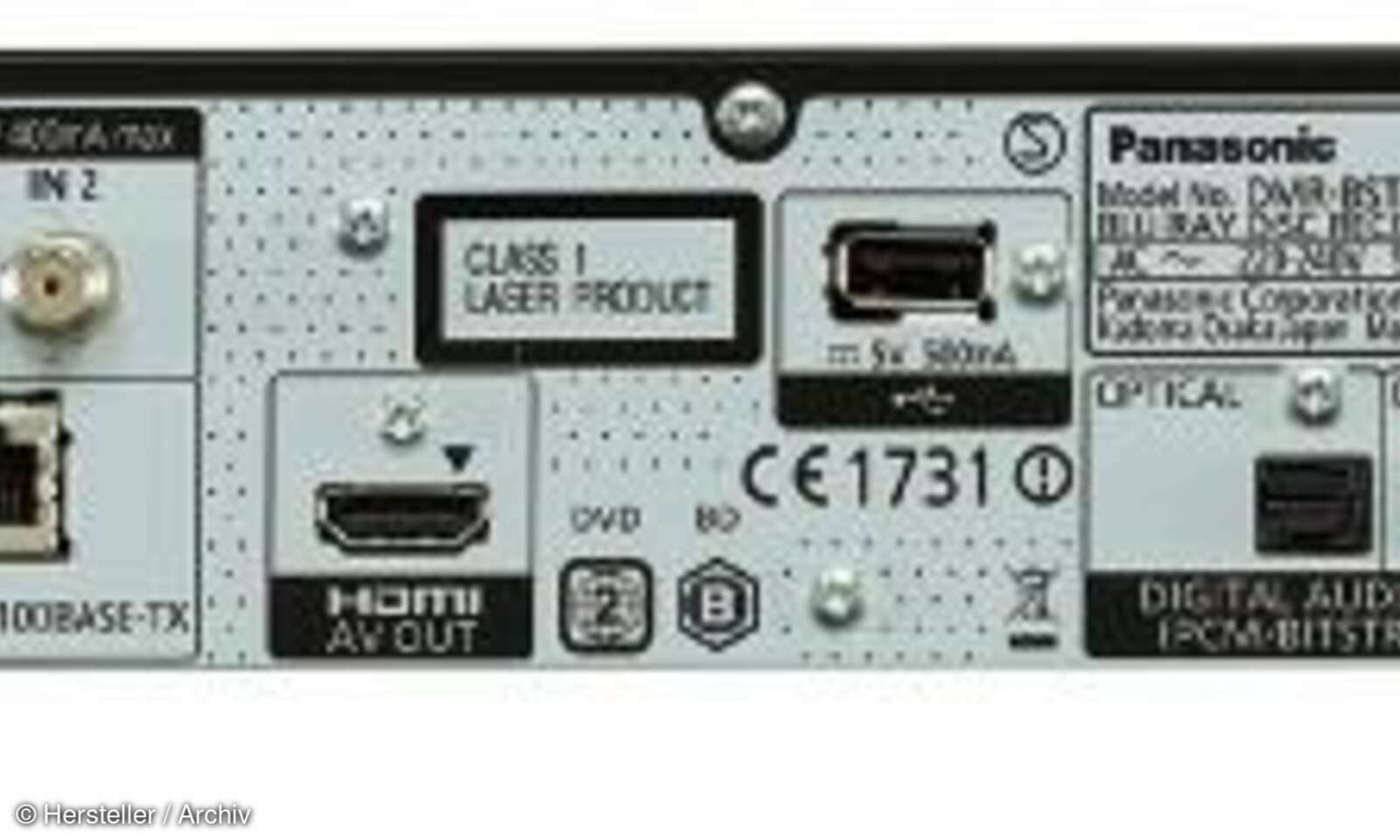 Test: Panasonic DMR BST 820 - connect