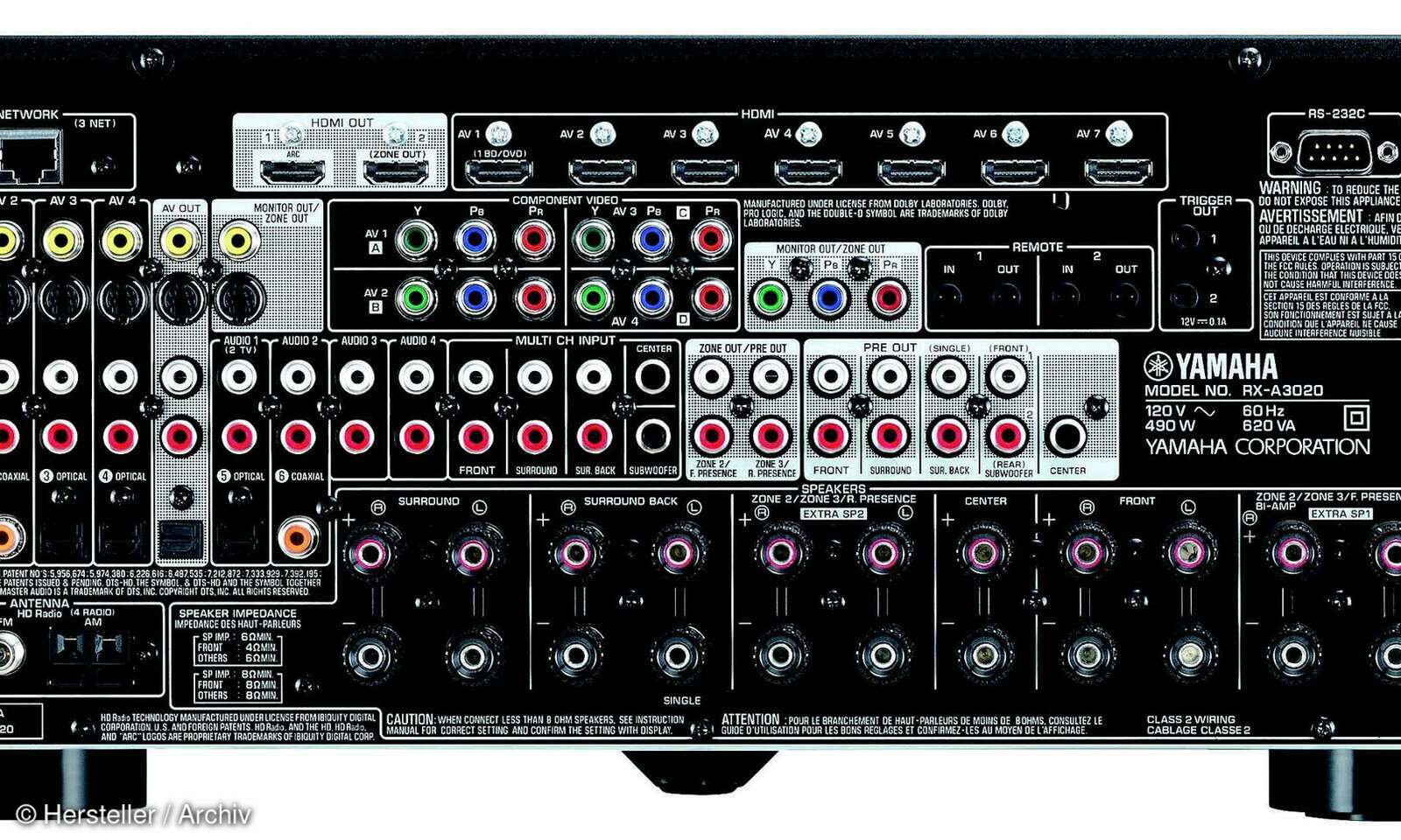 Yamaha RX-A3020 im Test - connect