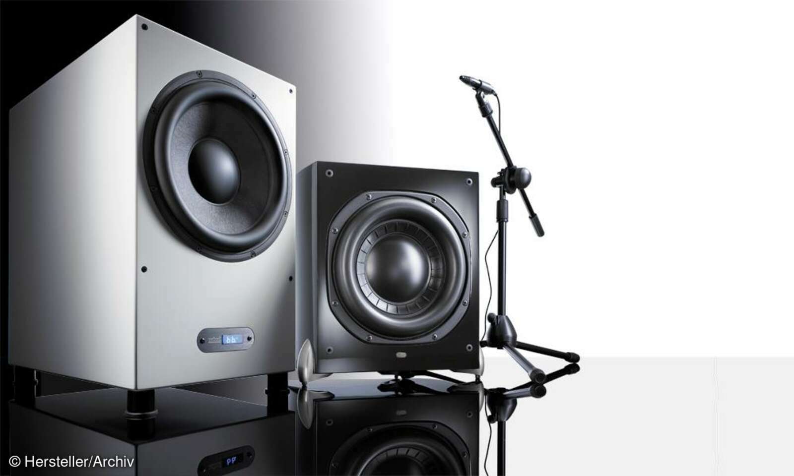 Subwoofer Elac MicroSub - connect