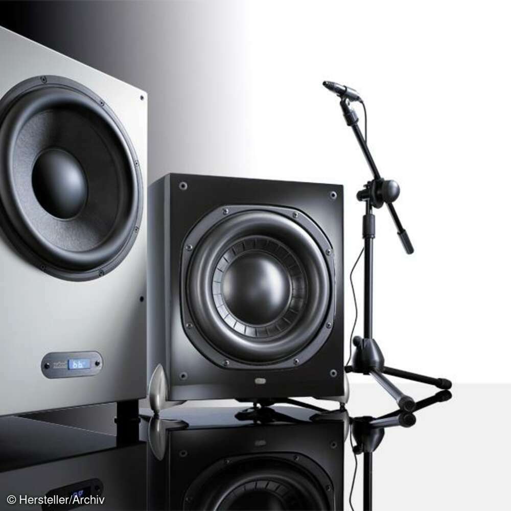 Subwoofer Elac MicroSub - connect