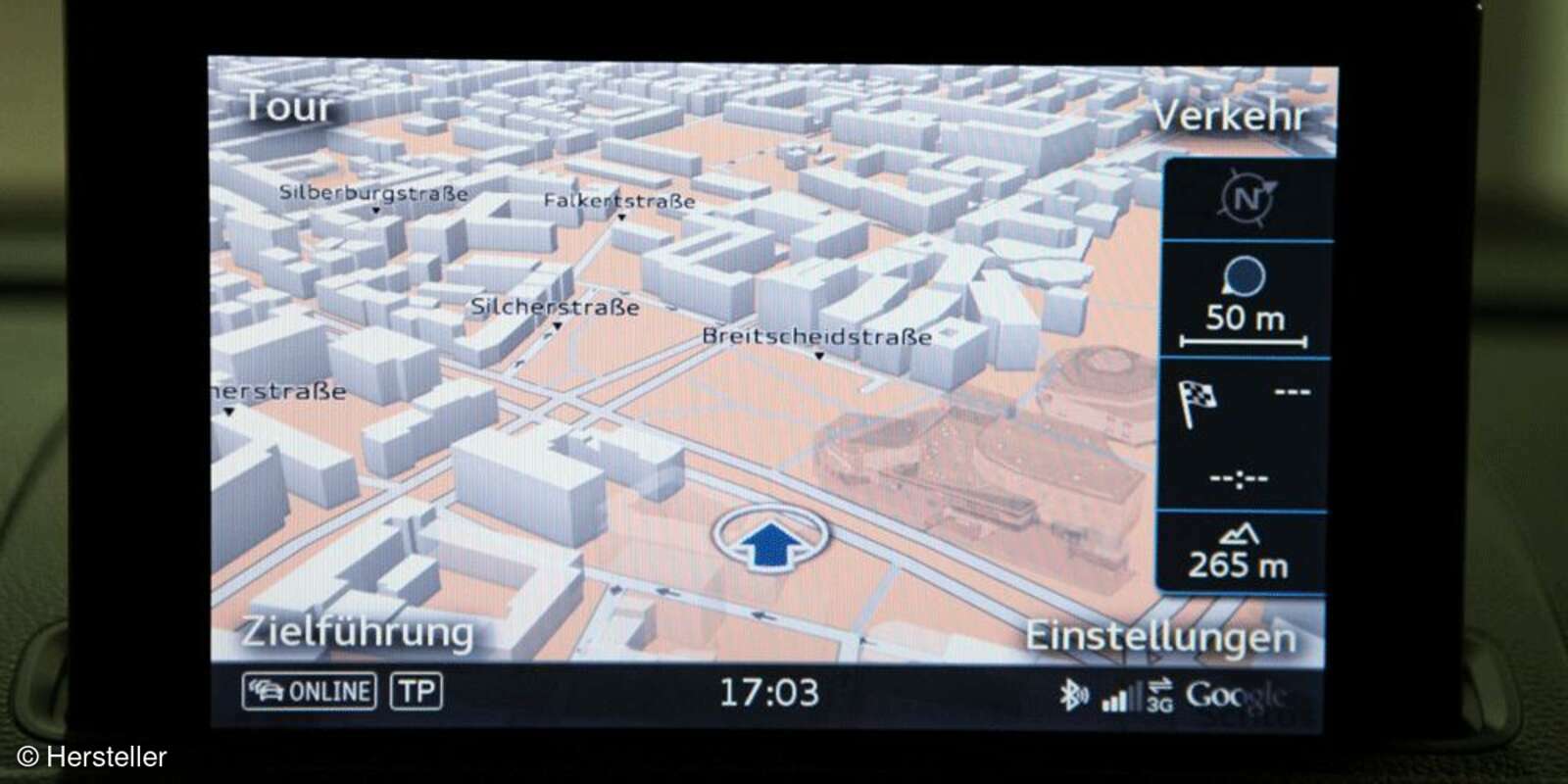 Galerie: Audi A3 - das Navigationssystem - connect