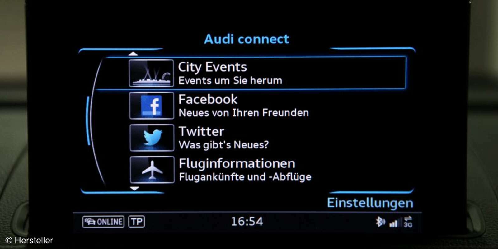Galerie: Audi A3 - das Navigationssystem - connect