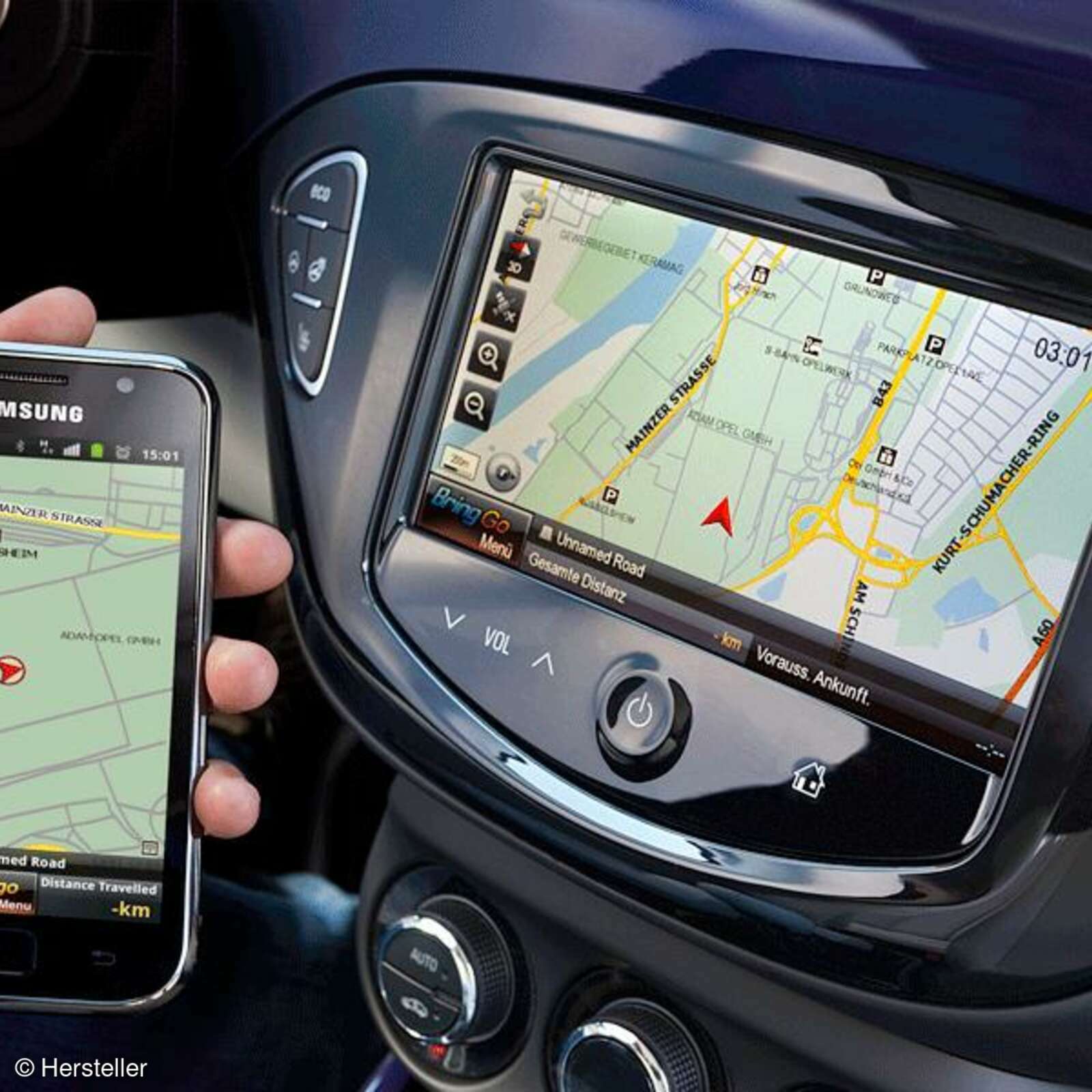 Opel: Infotainment-System und Handy-Integration - connect