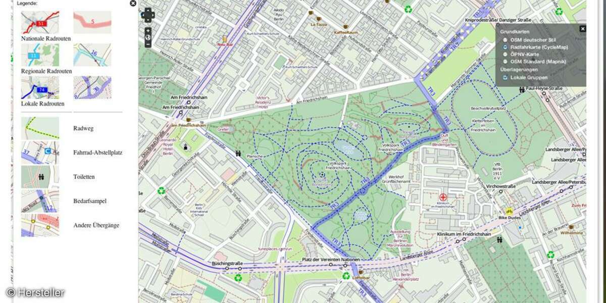 Galerie: Karten im Vergleich - connect