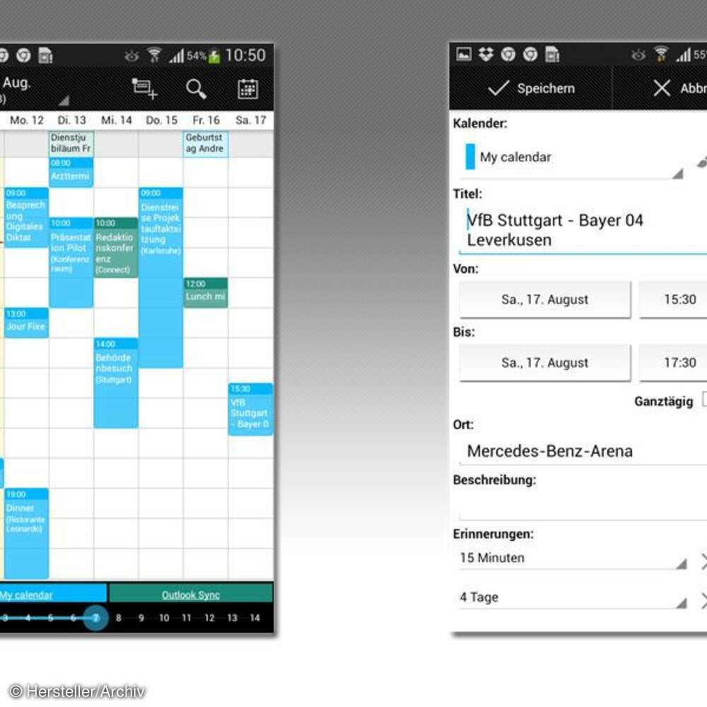 Agenda Calendar für Android im Test - connect