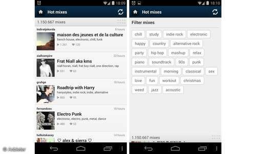 8tracks: Streaming-Dienst und Musik-App im Test - connect