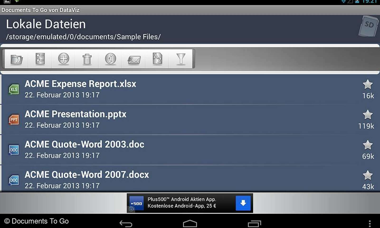 Apps für Android-Tablets - connect