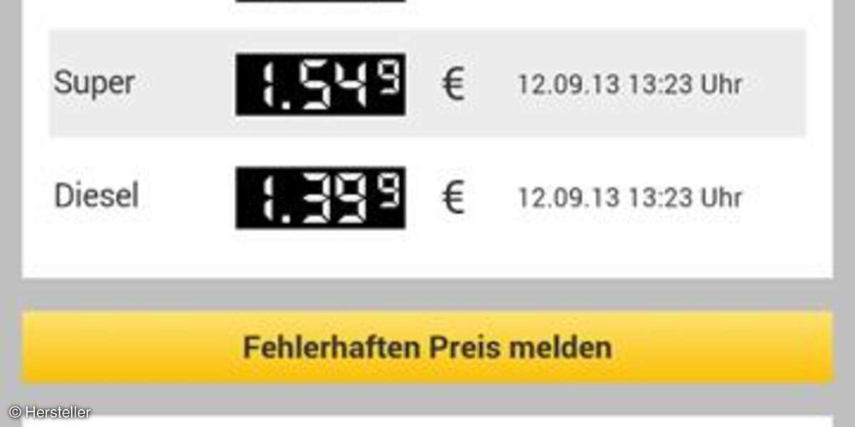 Galerie: Tank-Apps mit aktuellen Benzinpreisen - connect