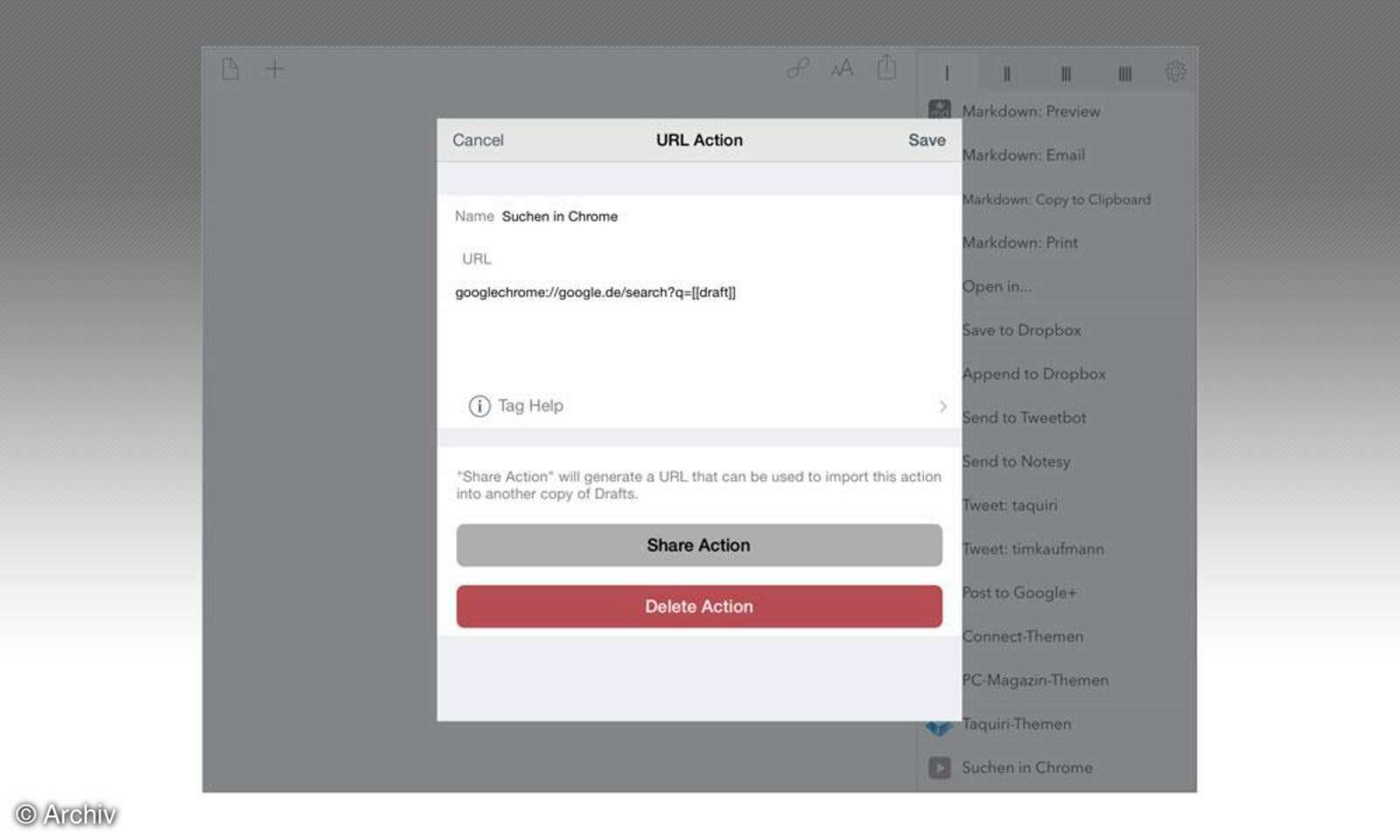 Drafts: Notiz-App für iOS - connect