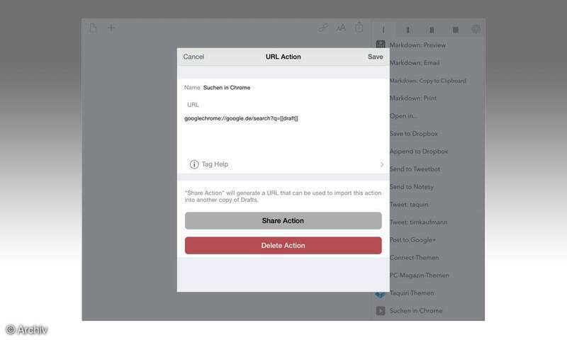 Drafts: Notiz-App für iOS - connect